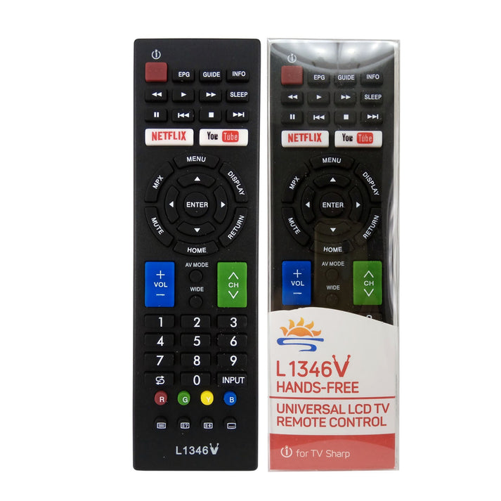 Sharp Universal TV Remote Replacement Control For Smart LED/LCD Sharp – The Remote Shop