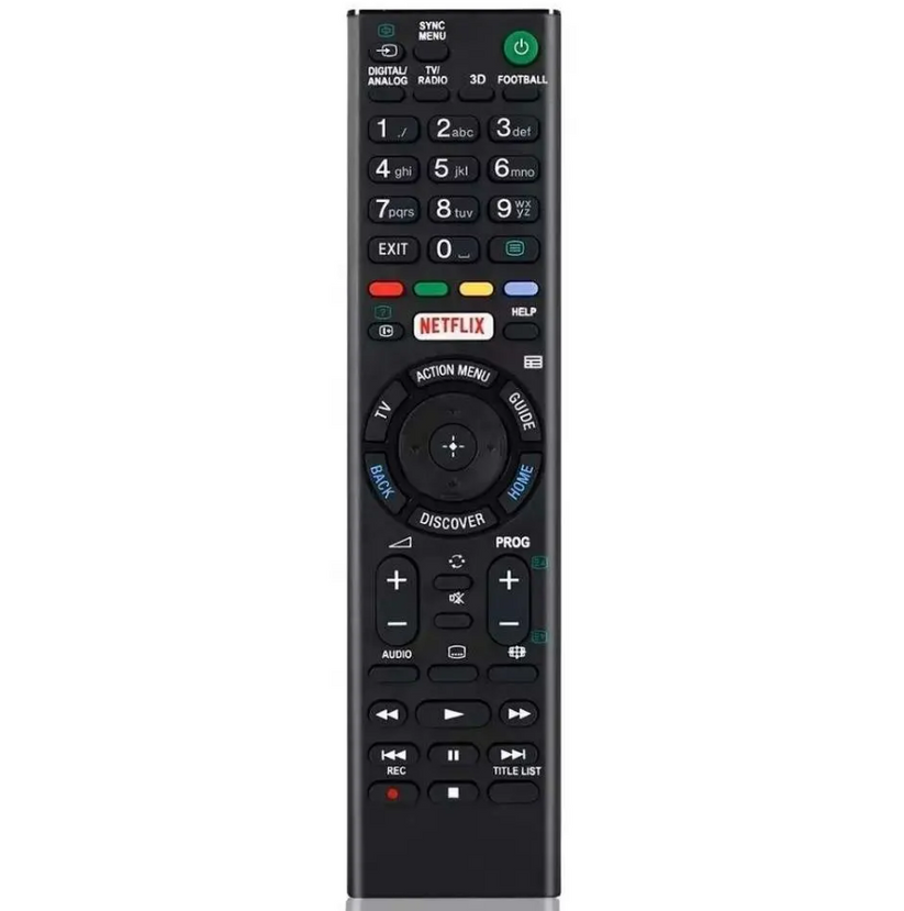 Sony RMT-TX100D Football Button Universal TV Remote Control Replacemen ...